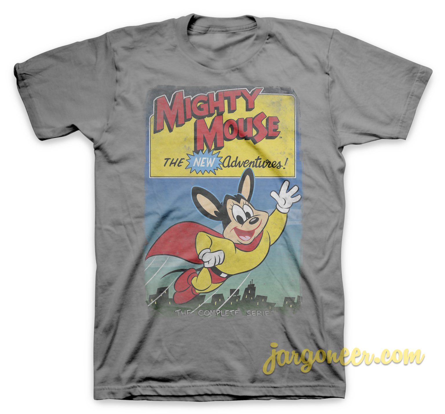 Mighty Mouse - The New Adventure T-Shirt Size S,M,L,XL,2XL,3XL ...