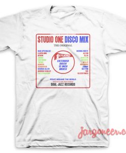 Studio One Disco Mix T-Shirt Size S,M,L,XL,2XL,3XL - Jargoneer.com