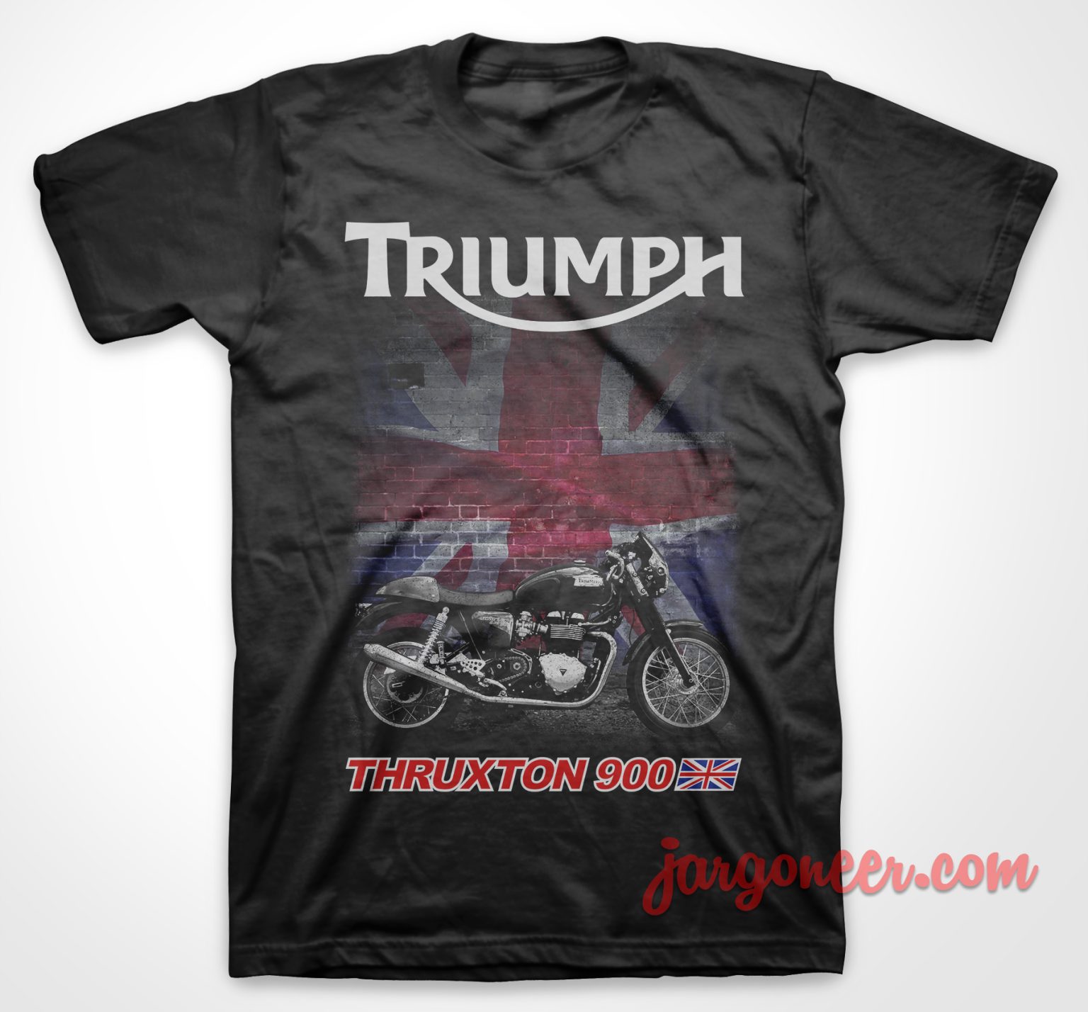 Thruxton 900 Black T-Shirt Size S,M,L,XL,2XL,3XL - Jargoneer.com