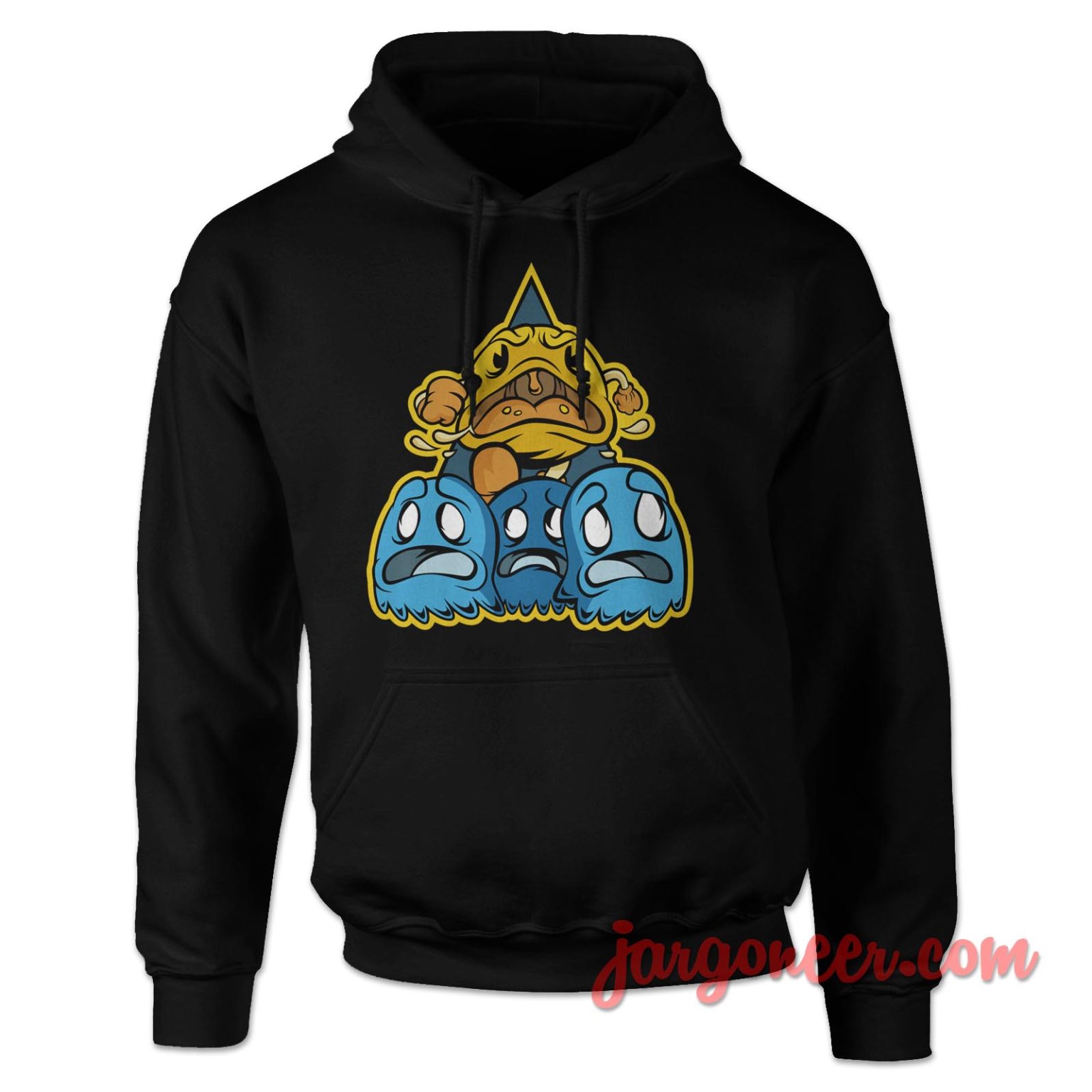 Pacman Unleashed Hoodie Size S,M,L,XL,2XL,3XL - Jargoneer.com