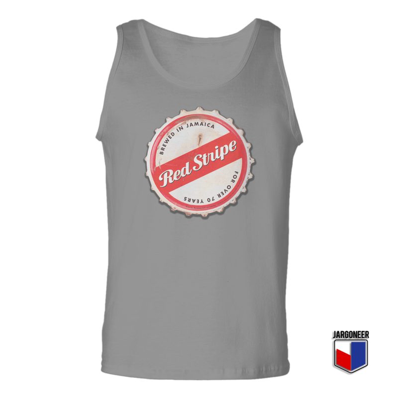 Red Stripe Bottle Cap Unisex Adult Tank Top Size S,M,L,XL,2XL,3XL ...
