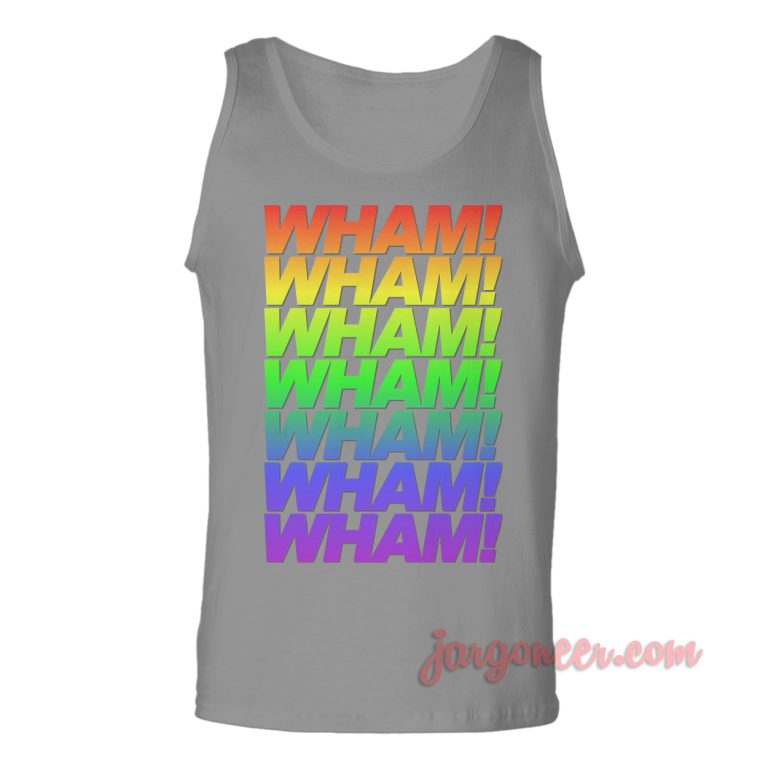 Wham Wham Rainbow Unisex Adult Tank Top Size S,M,L,XL,2XL,3XL ...