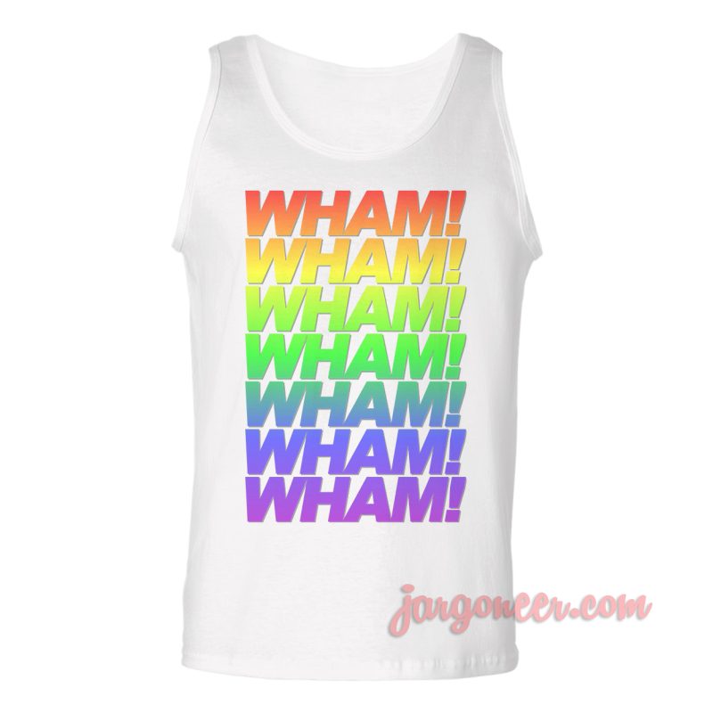 Wham Wham Rainbow Unisex Adult Tank Top Size S,M,L,XL,2XL,3XL ...
