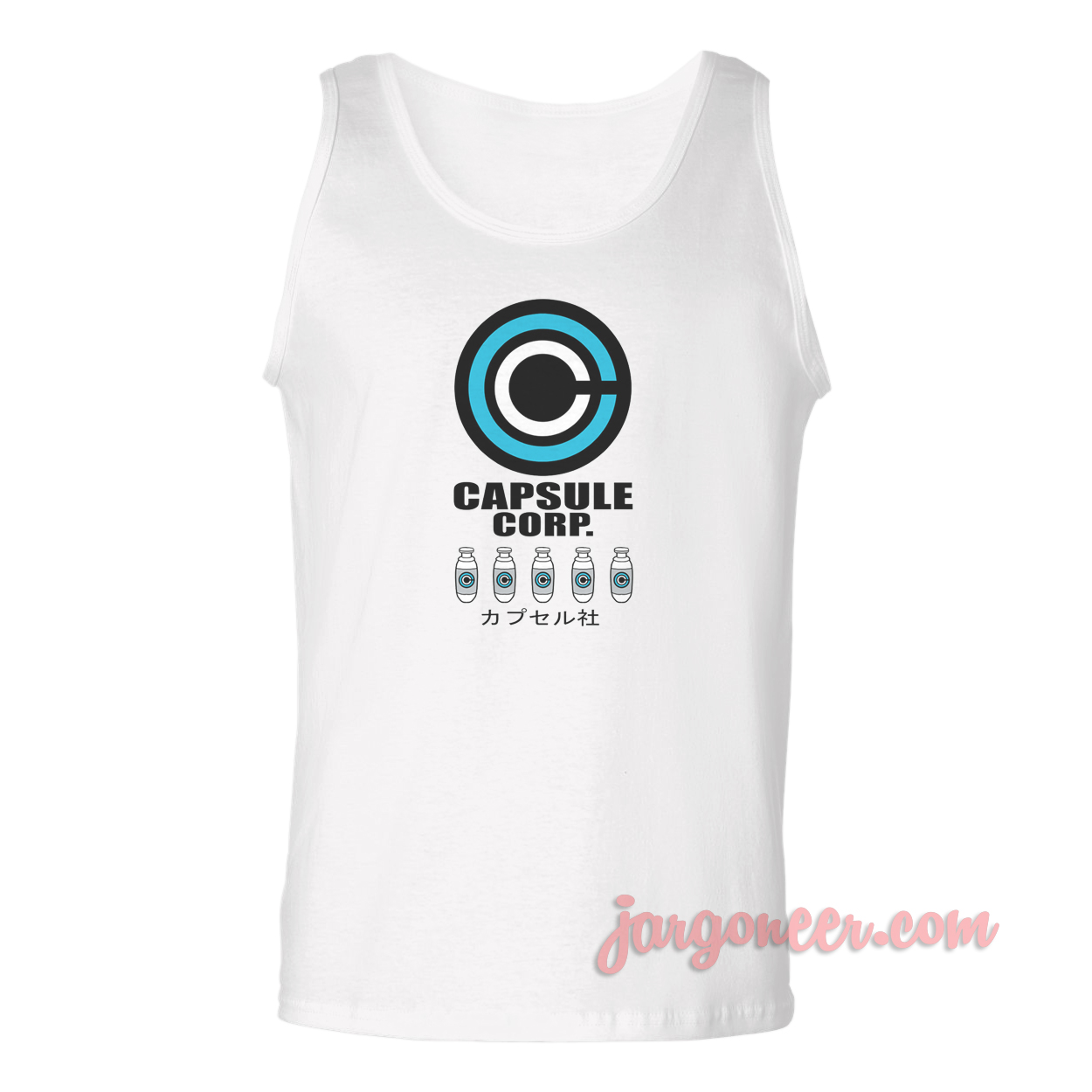 Capsule Corp Unisex Adult Tank Top - Design Jargoneer.com