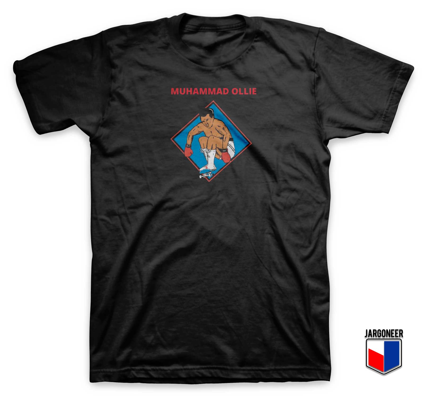 Muhammad Ali Parody Muhammad Ollie T Shirt - Design By jargoneer.com