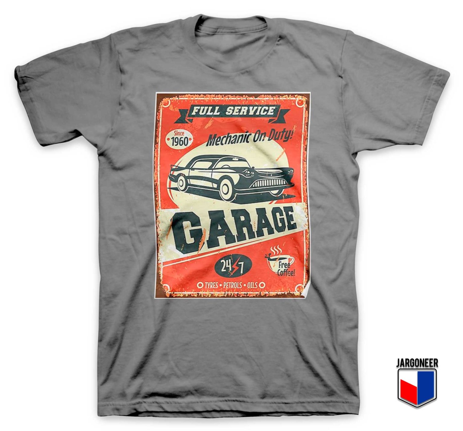 Buy Now Mechanic On Duty Garage T Shirt with Unique Graphic