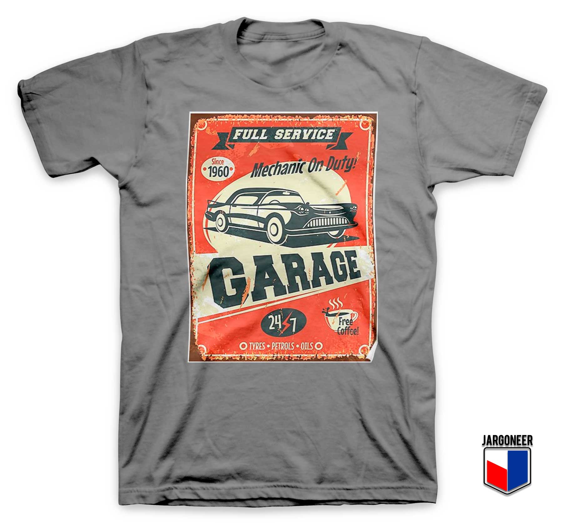 Buy Now Mechanic On Duty Garage T Shirt with Unique Graphic