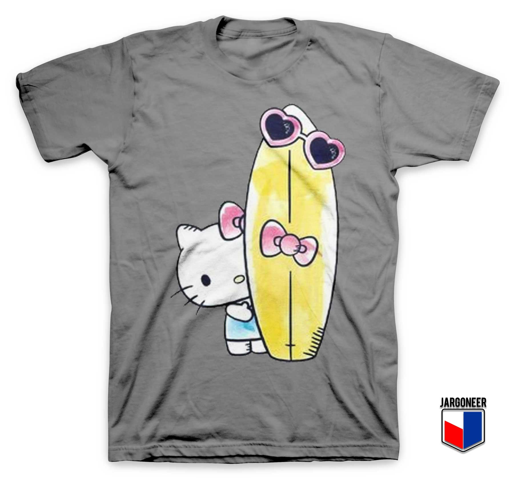 Buy Now Hello Kitty Surfboard T Shirt with Unique Graphic